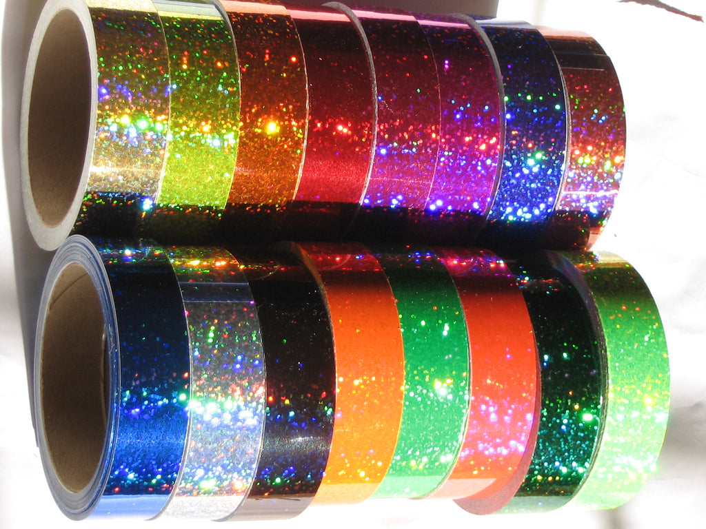 Any 6 Colors of Glittering Sequins Vinyl Tapes, Choose Your Colors and ...